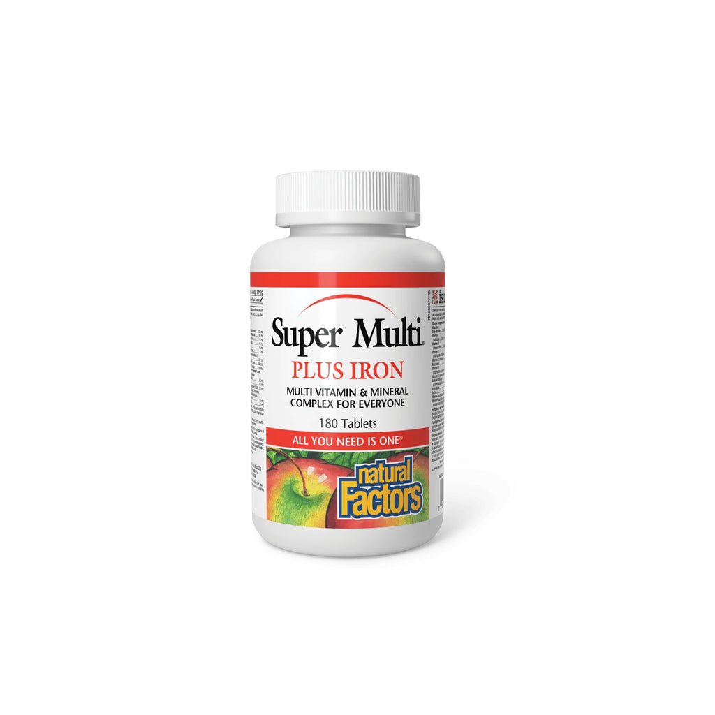 Super Multi Vitamin with Iron 180 Tablets | Qi Natural Food