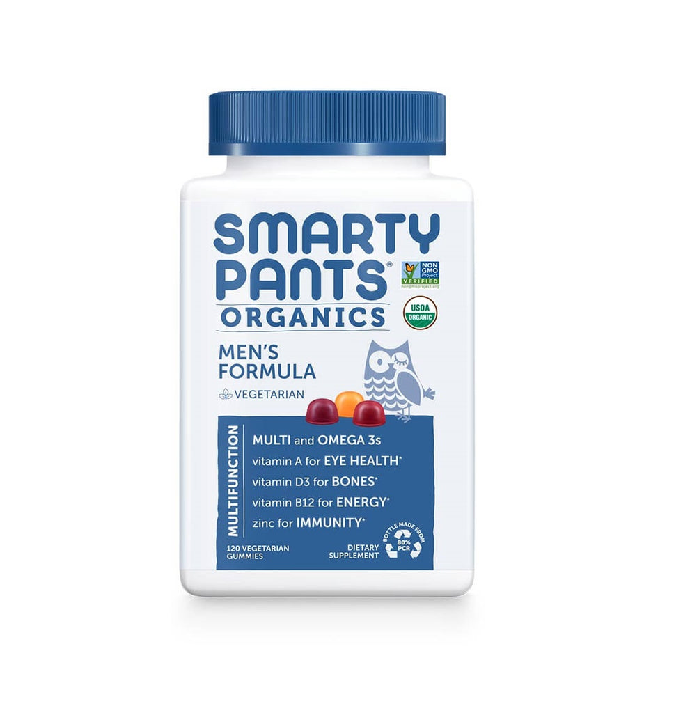 Organic Smarty Men's Multivitamin 120 Gummies | Qi Natural Food